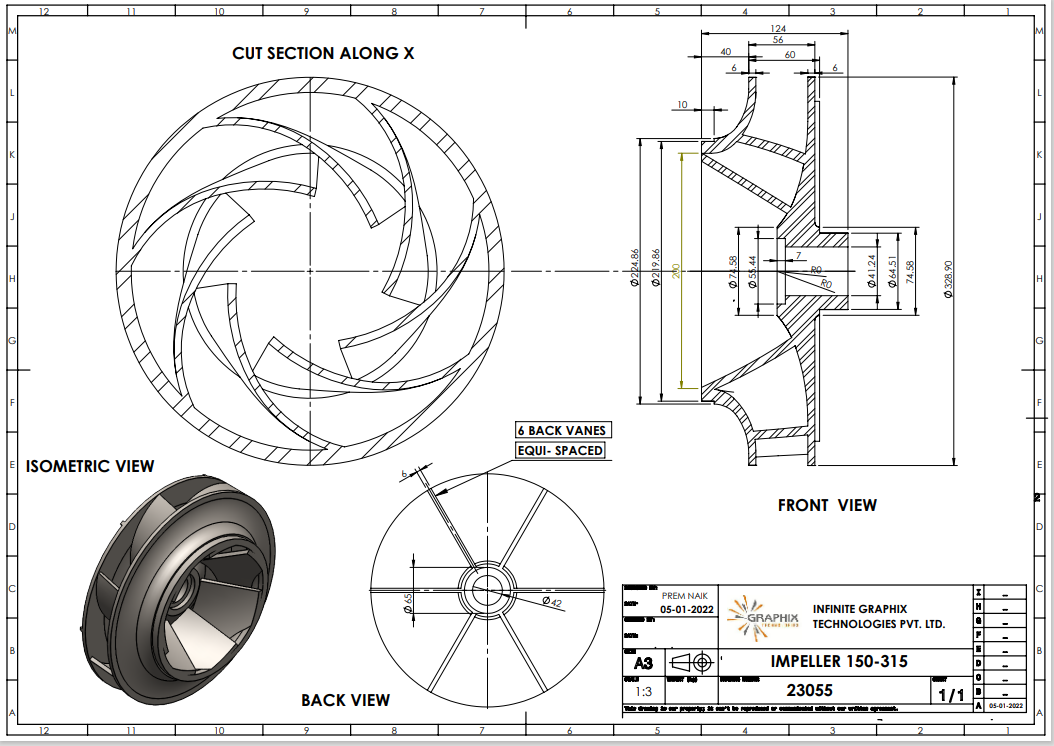 Manufacturing Drawing and Drafting Services | Graphix Technologies